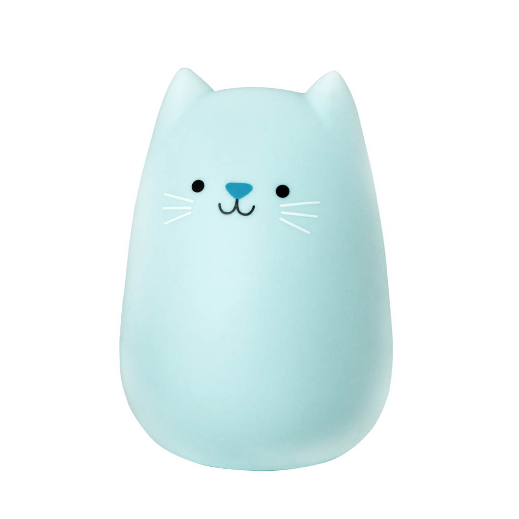 Blue cat night light - Culture Trend