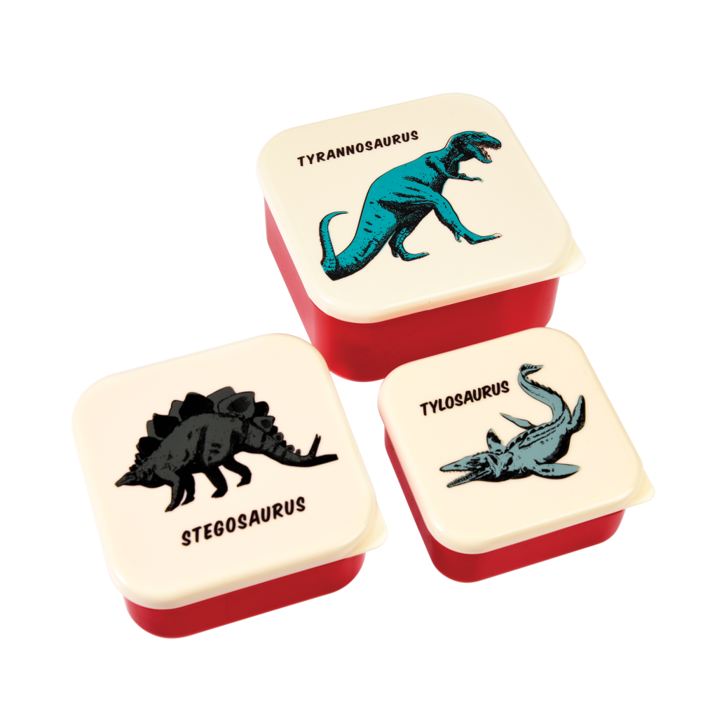 Set of 3 Dinosaur Snack Boxes - Culture Trend