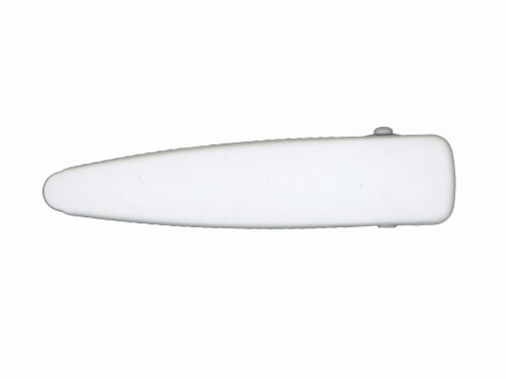 White Matt Hair Clip - Culture Trend